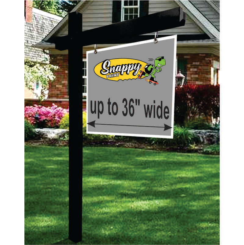 T-Posts/Alum. Sign Post – Snappy Print
